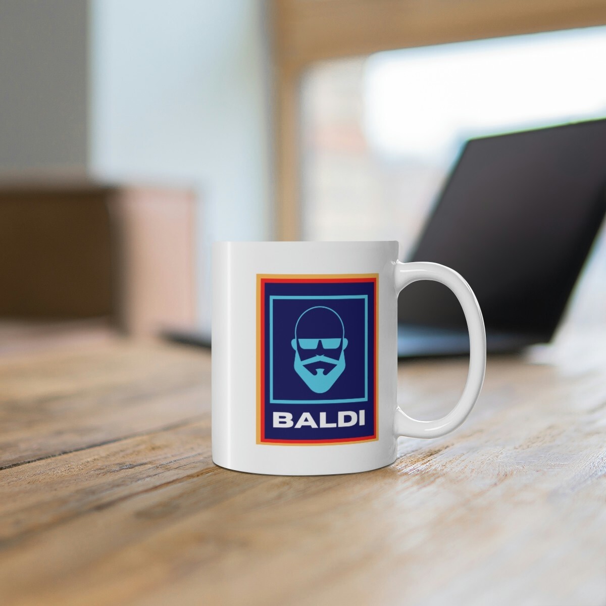 BALDI novelty mug funny gift BALDI mug gift for mum present for dad ...