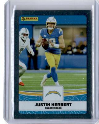 2023 Panini Sticker & Card Collection Cards #33 Justin Herbert Foil ...