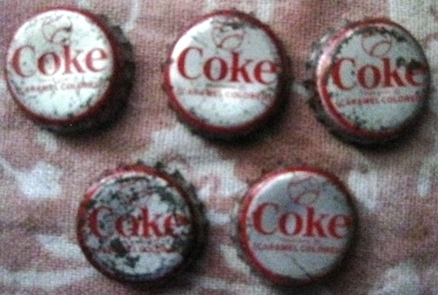 LOT OF 5 1968 COKE COCA COLA BOTTLE CAPS WILLIE MAYS ROBERTO CLEMENTE ...