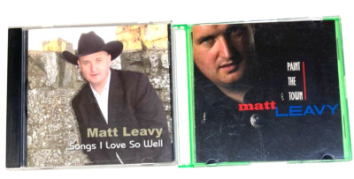 Matt Leavy, "Songs I Loved So Well" Autographed, and "Paint the Town ...