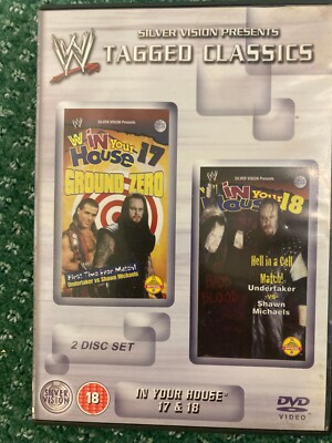 WWE Tagged Classics In Your House 17 & 18 DVD (2 Disc Set) WWF FREE ...