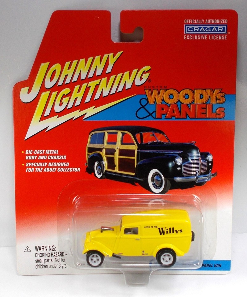 Johnny Lightning 2003 White Lightning CHASE Woody's & Panels 33 WILLYS ...
