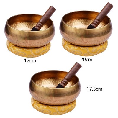 Tibetan Spiritual Gifts Musical Instruments Singing Bowl Set for ...