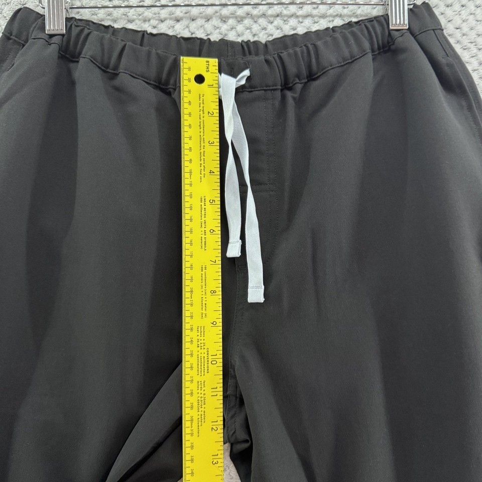 Figs Scrubs Mens M Black Pisco Basic Pants Four Way Stretch Straight Leg PullOn | eBay