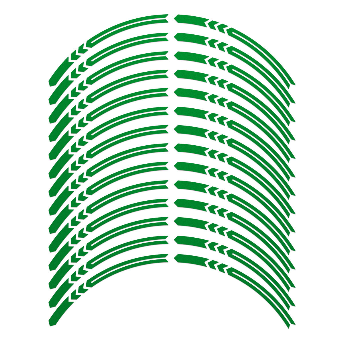 Set Trims Wheels 12/14 INFINITE Green For Kymco 50 Agility 4T R12 2005 ...