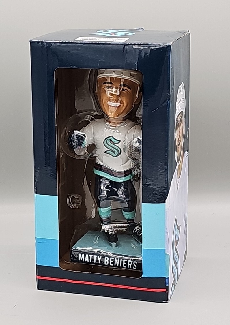 NEW! Matty Beniers Seattle Kraken SGA Bobblehead NHL 1/28/2023 Calder ...