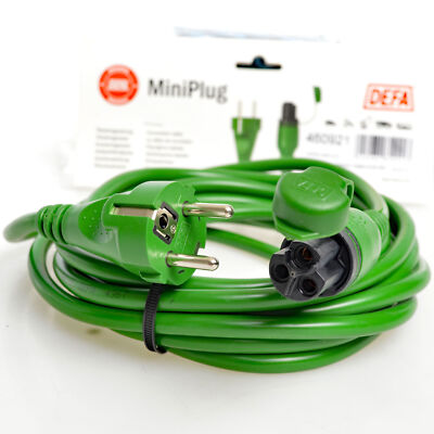 DEFA 460921 Außenkabel außen mit Stecker 5m Grün 230V EcoPlug | eBay