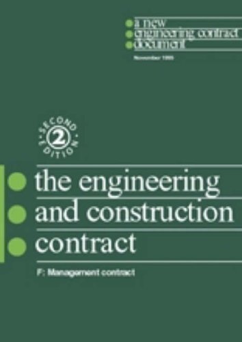 The New Engineering Contract: Ecc Option F: Management Contract | eBay ...