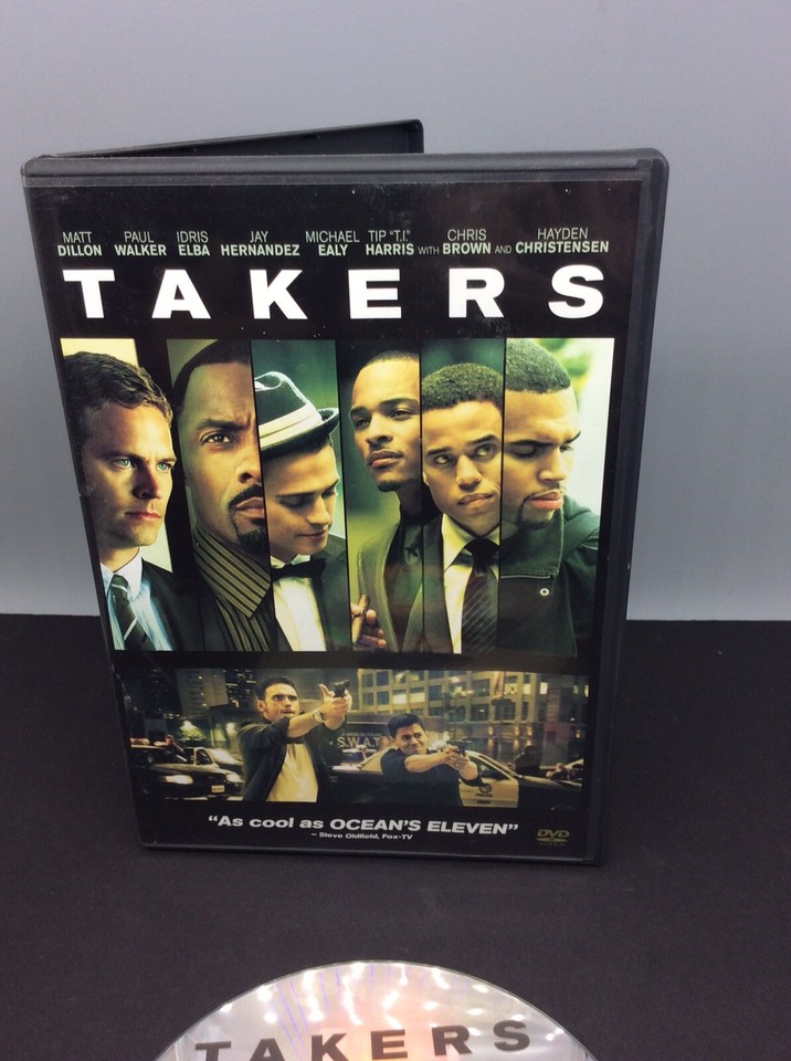 Takers (DVD, 2010) Matt Dillon Paul Walker Idris Elba Bank Heist ...