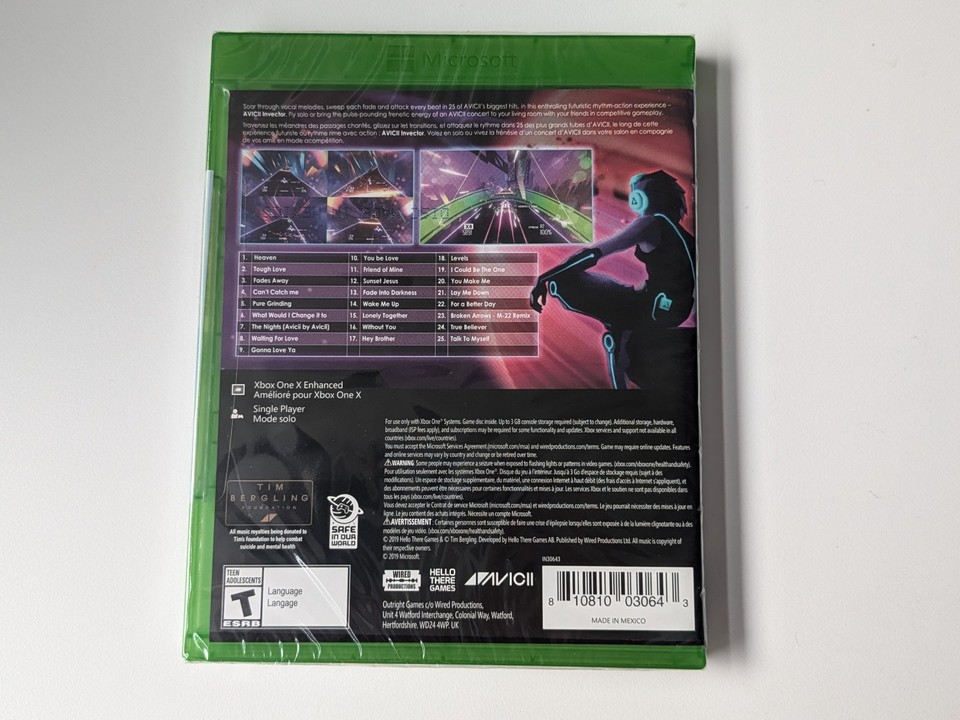 Avicii Invector (Microsoft Xbox Series X / One) | eBay