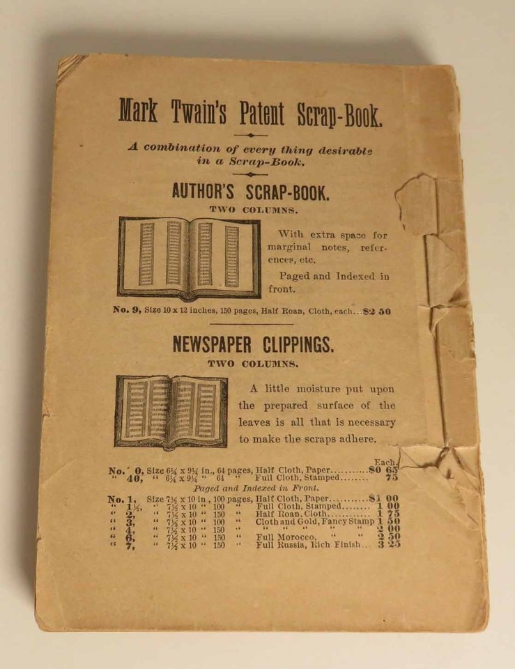 MARK TWAIN Punch, Brothers, Punch! Other Sketches 1878 ORIGINAL FRONT ...