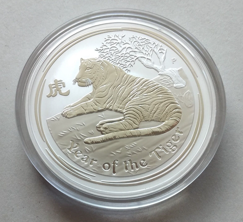 Australien 15 Dollars 2010 ° Lunar II. " Tiger " ° 0,5 kg 999/1000 ...