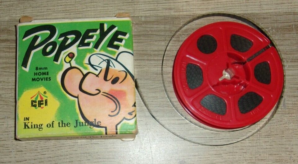Vintage Carnival Films Inc Popeye in King Of The Jungle P7 8mm Home ...