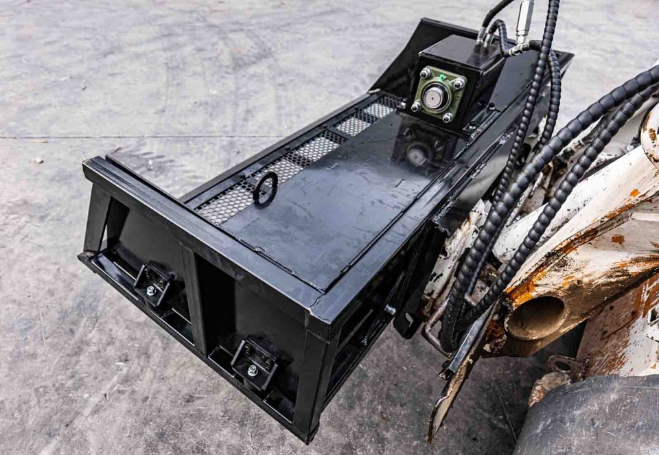 Screening Bucket Vibration funnel for bobcat skid steer loader ...
