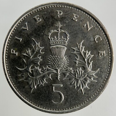 1989 Elizabeth II 2nd 5p Five-Pence Coin | Fine Collectable Grade | eBay