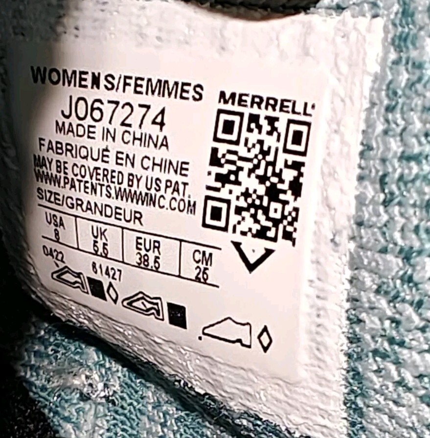 Size 8 - Women's Merrell Embark Lace Vibram Sole HARBOR GRAY Sneakers ...