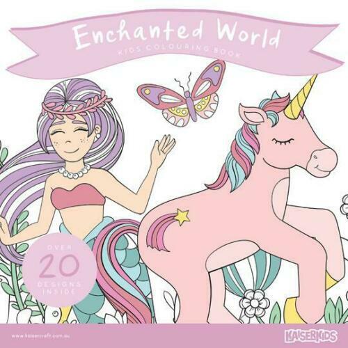 Kaisercraft Enchanted World Colouring Book | eBay Australia