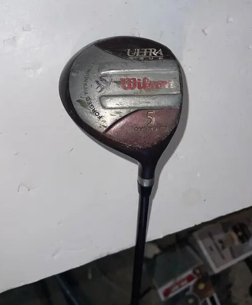 Wilson Men Ultra Tour 5-Wood Oversized Graphite Maroon Right-Handed ...