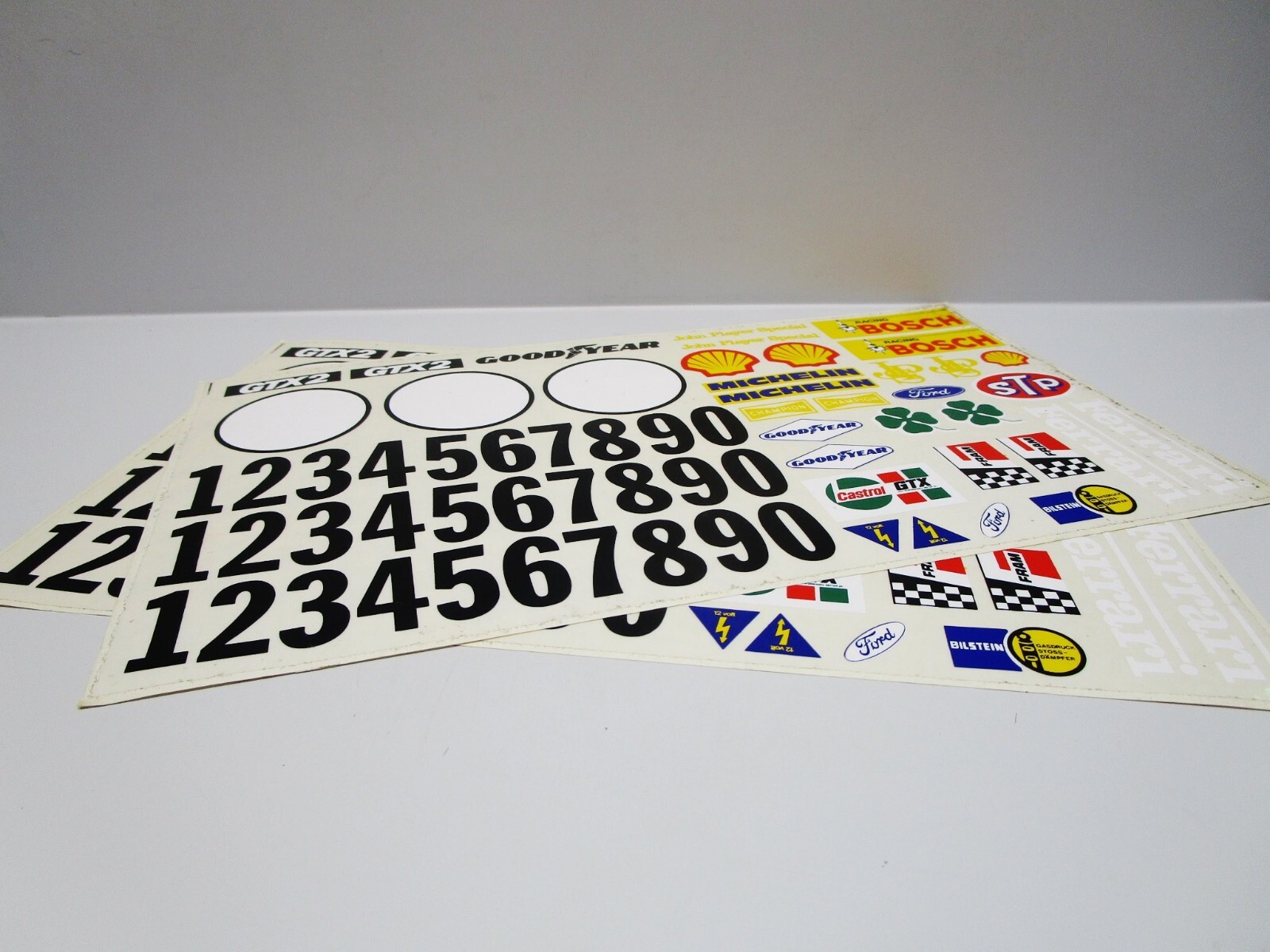 Vintage - Two Sheets of Cut-Out Automotive Performance & Racing ...