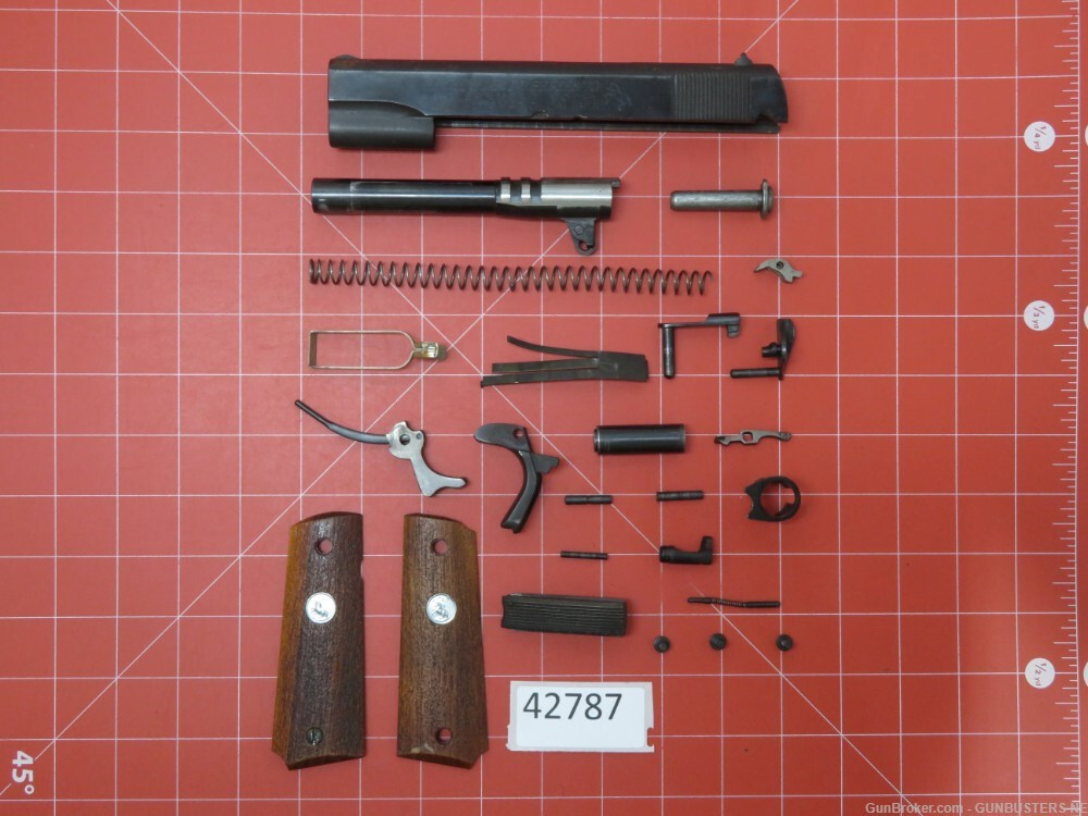 COLT SERIES 70 PARTS COLT MKIV PARTS LOT 45 ACP SLIDE GRIPS BARREL GRIP ...