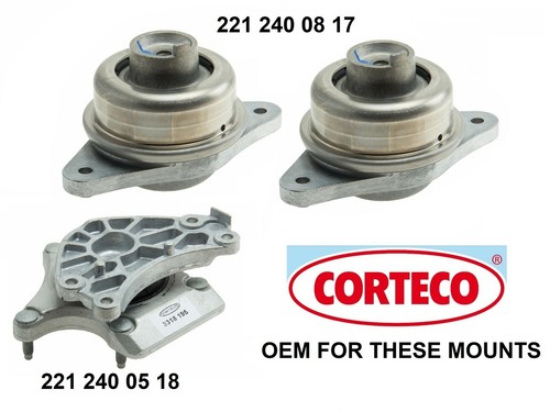 OE Engine Mount Kit, SET TRANS MOUNT For Mercedes C300, S550 4Matic | eBay