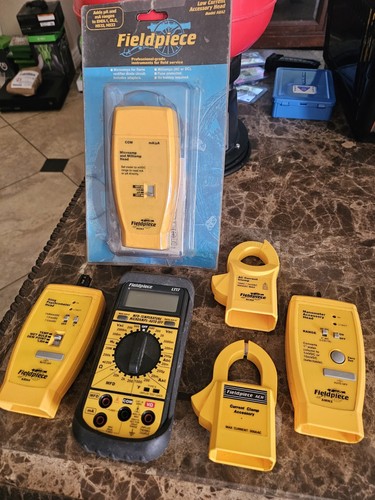Fieldpiece multimeter LT 17 With low Current Head Lot AUA2 ACH ACH4 ...