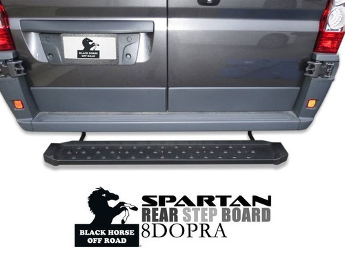 Black Horse SPARTAN Rear Step Board Black Fits 2014-2026 Ram Promaster ...