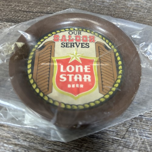 Vintage 1981 Lone Star Beer Set of (6) metal coasters in plastic NOS | eBay