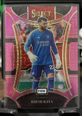 2023-24 Panini Select FIFA David Raya Pink Mojo /199 Mezzanine Arsenal ...