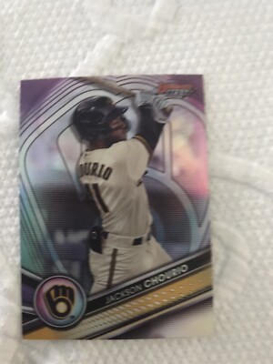 JACKSON CHOURIO REFRACTOR 2022 Bowman's Best Baseball ROOKIE #TP-19 ...