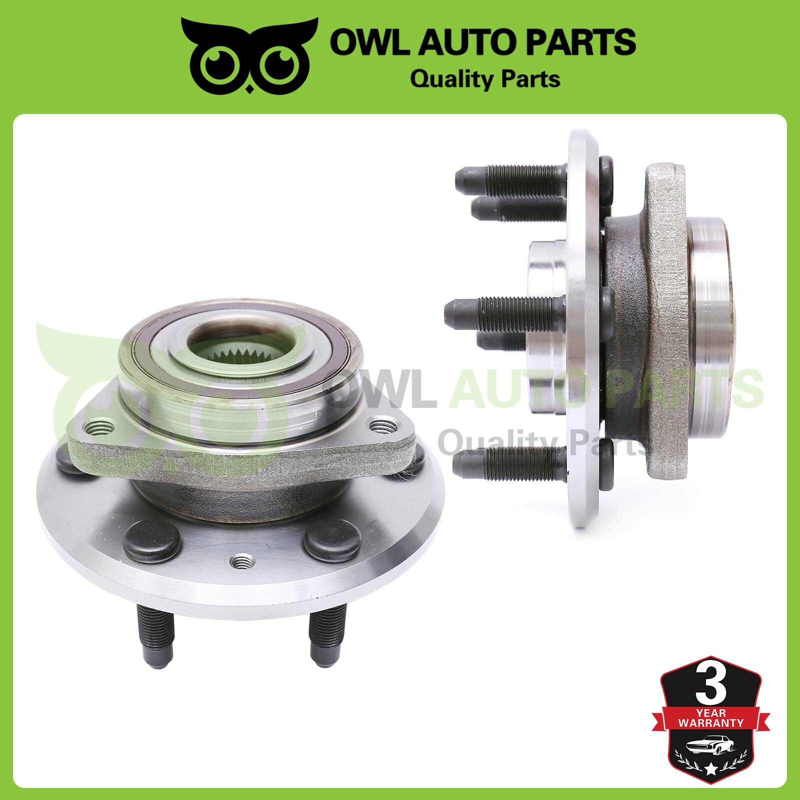 2 Front or Rear Wheel Bearing & Hub Left Right for Chevy GMC Buick ...