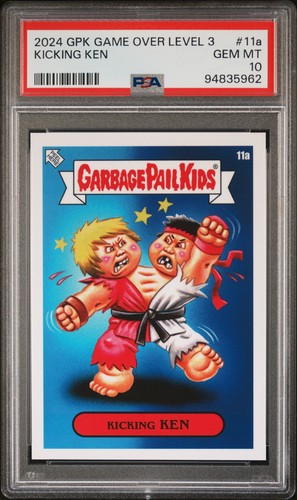 2024 Topps Garbage Pail Kids: Game Over Level 3 #11a Kicking Ken PSA 10 ...