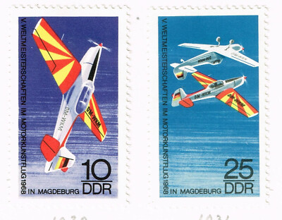 Germany DDR Aviation Aircrafts Parade stamps 1968 MLH | eBay