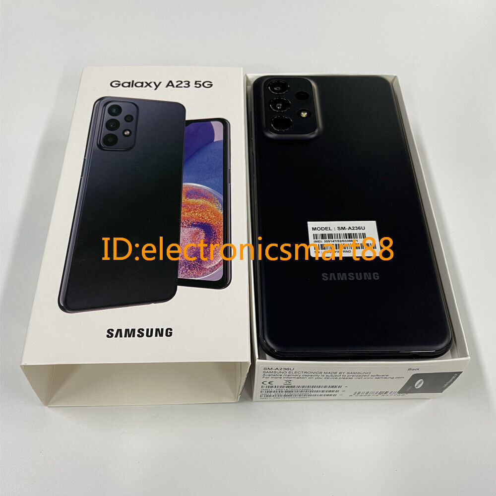 Samsung Galaxy A23 5G SM-A236U 64GB+4GB 50MP Unlocked Smartphone-New ...