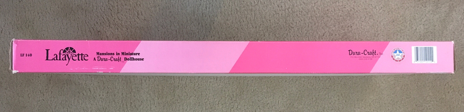 Vintage Dura-craft 1992 LF140 Lafayette Mansions in Miniature Wood ...
