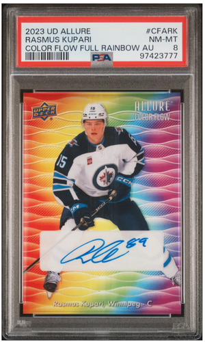 2023-24 Upper Deck Allure - Color Flow Full Rainbow Autographs Rasmus ...