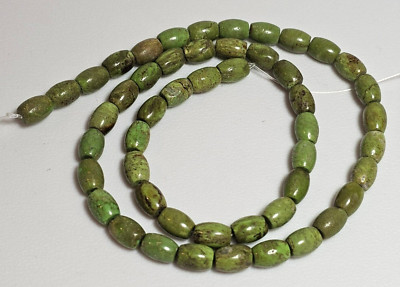 29 gram rare GASPEITE tumbled nice BEADS 18 inch strand NATURAL colored ...