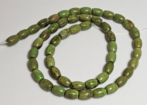 29 gram rare GASPEITE tumbled nice BEADS 18 inch strand NATURAL colored ...
