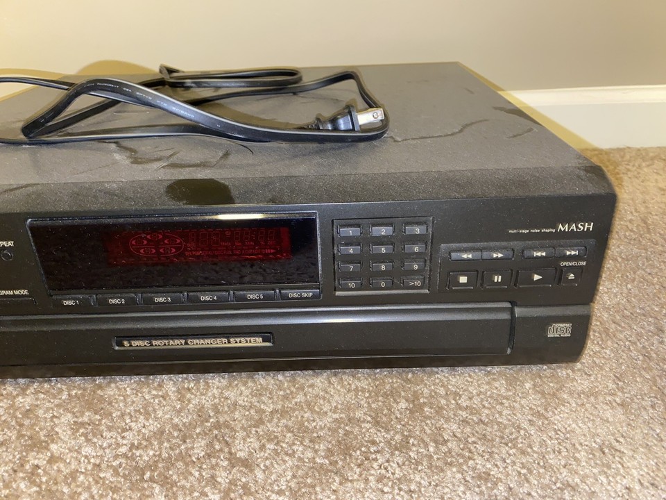 Technics sl-pd5 5 disc cd player | eBay