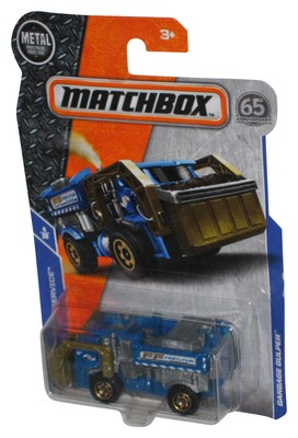 Camion Jouet Garbage Gulper Bleu Matchbox MBX Service 4/20 (2017) 17/ ...