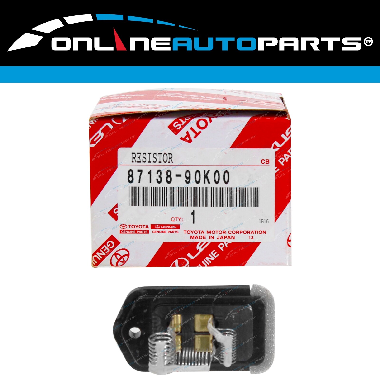 Genuine Toyota Heater Fan Resistor for Landcruiser Bundera LJ70 2.4L ...