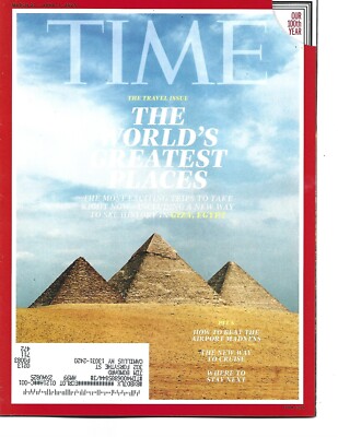 MARCH 27 2023 TIME MAGAZINE WORLD'S GREATEST PLACES EGYPT DANUBE LOUIS ...