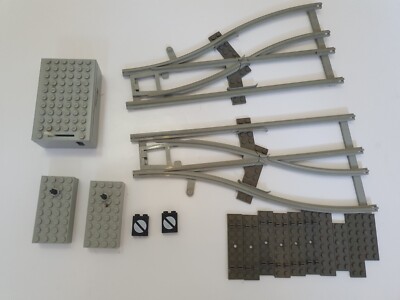 Lego 7856 Eisenbahn 12V Schienen Weichen Set #36 | eBay.de
