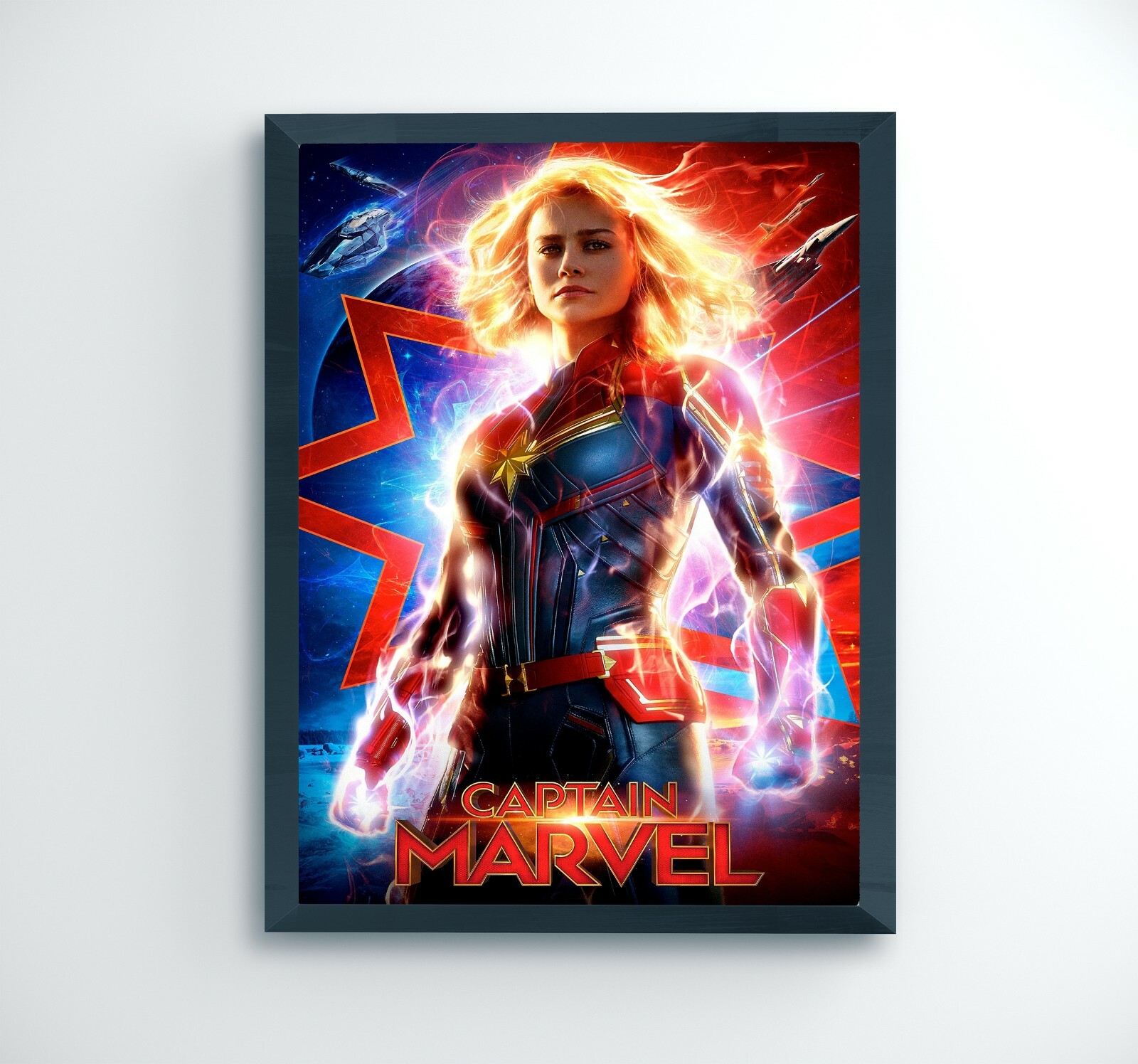 Captain Marvel Movie Poster Wall Art Film Print A5 A4 A3 A2 A1 MAXI 487 | eBay