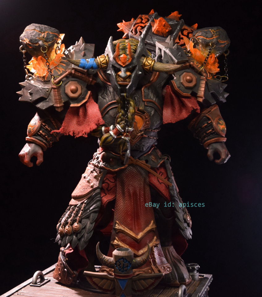 Customized WOW Shaman T8 Tauren people Painted Action Figure（No ...