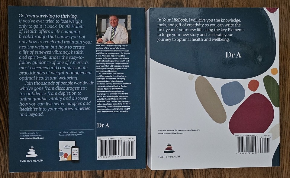set of 2 new BOOKS Dr.W.S.Andersen (1) Dr A's Habits of Health (2) Your ...