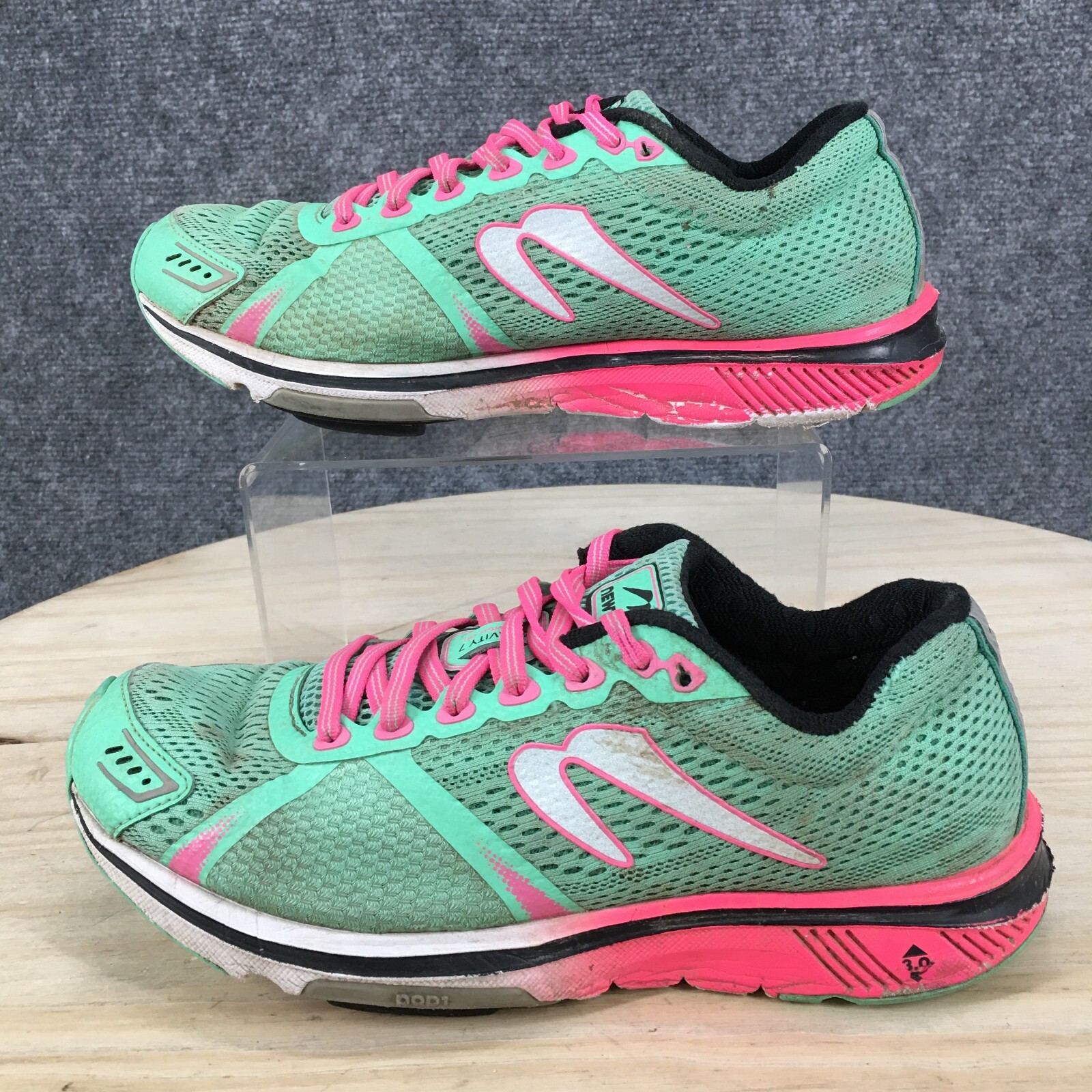 Newton Shoes Womens 9 Gravity 7 Running Low Sneakers W000218 Green Mesh ...