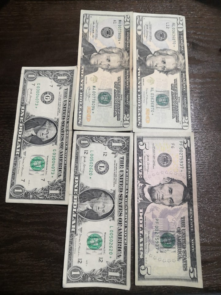 star dollar bills with fancy serial numbers, we decided to sell all in ...