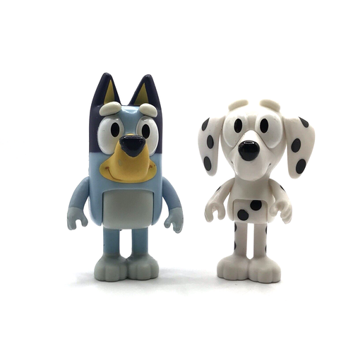 LUDO STUDIO BLUEY & CHLOE THE DALMATION POSEABLE FIGURES | eBay