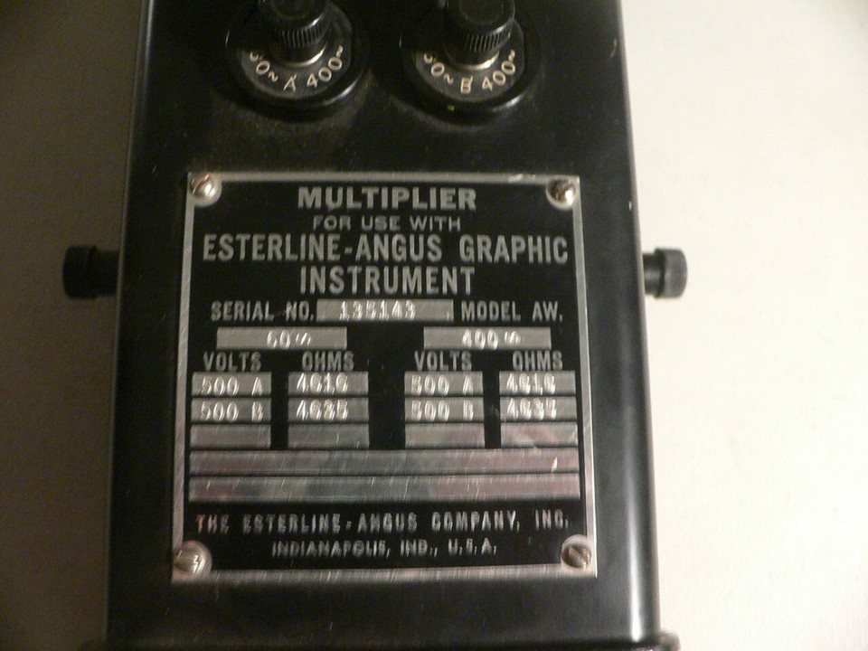 Vintage Esterline-Angus Model 400 Multiplier | eBay